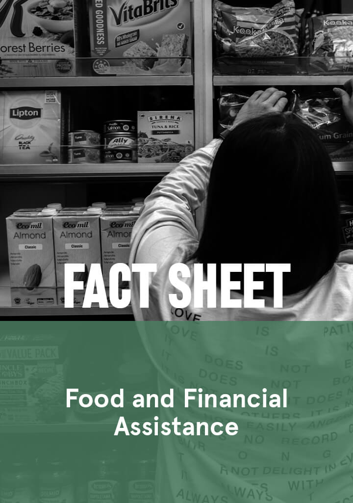 Fact Sheet: Food & Financial Assistance – Take Love